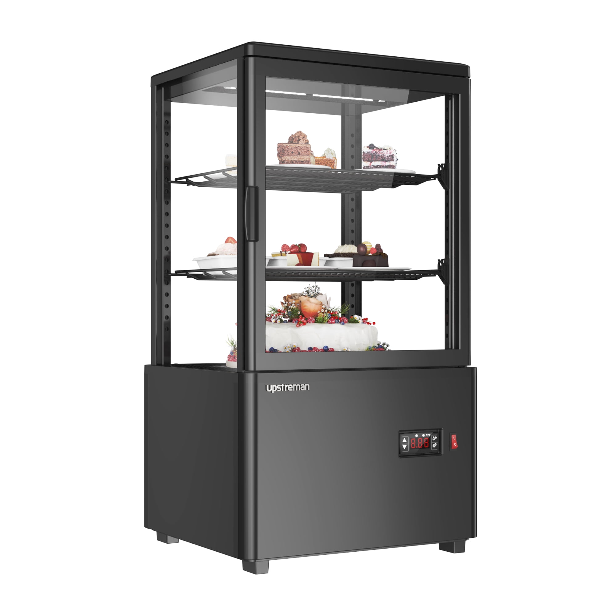 Upstreman Commercial Cake Display Refrigerator, 2.0 Cu.Ft/56L ...
