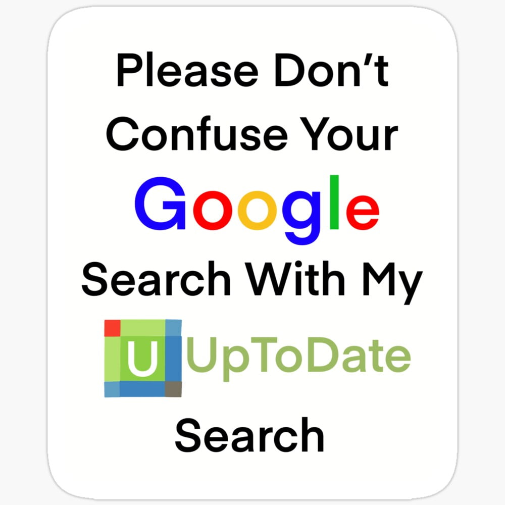 Uptodate Search Sticker Phone Decal Water Bottle Stickers Car Decals ...