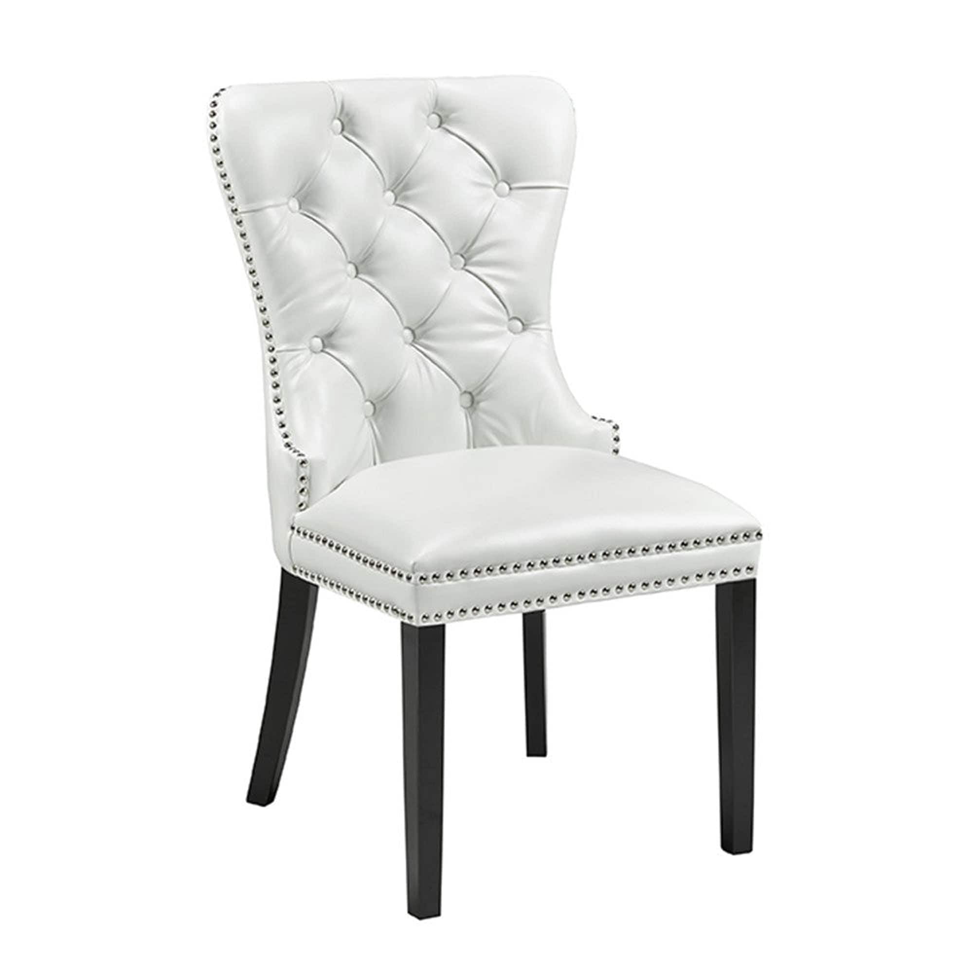 Uptown Club Modern White Faux Dining Room Chair - Walmart.com