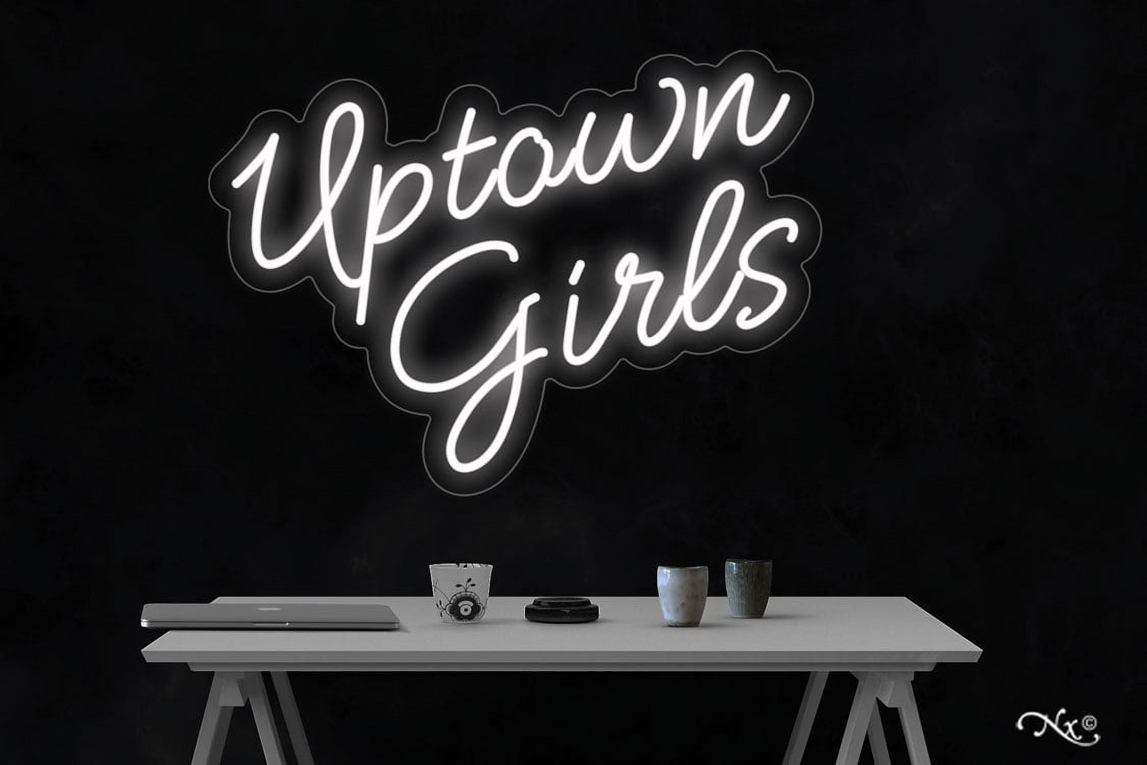 Uptown Girls-LED Neon Sign Made in USA - Walmart.com