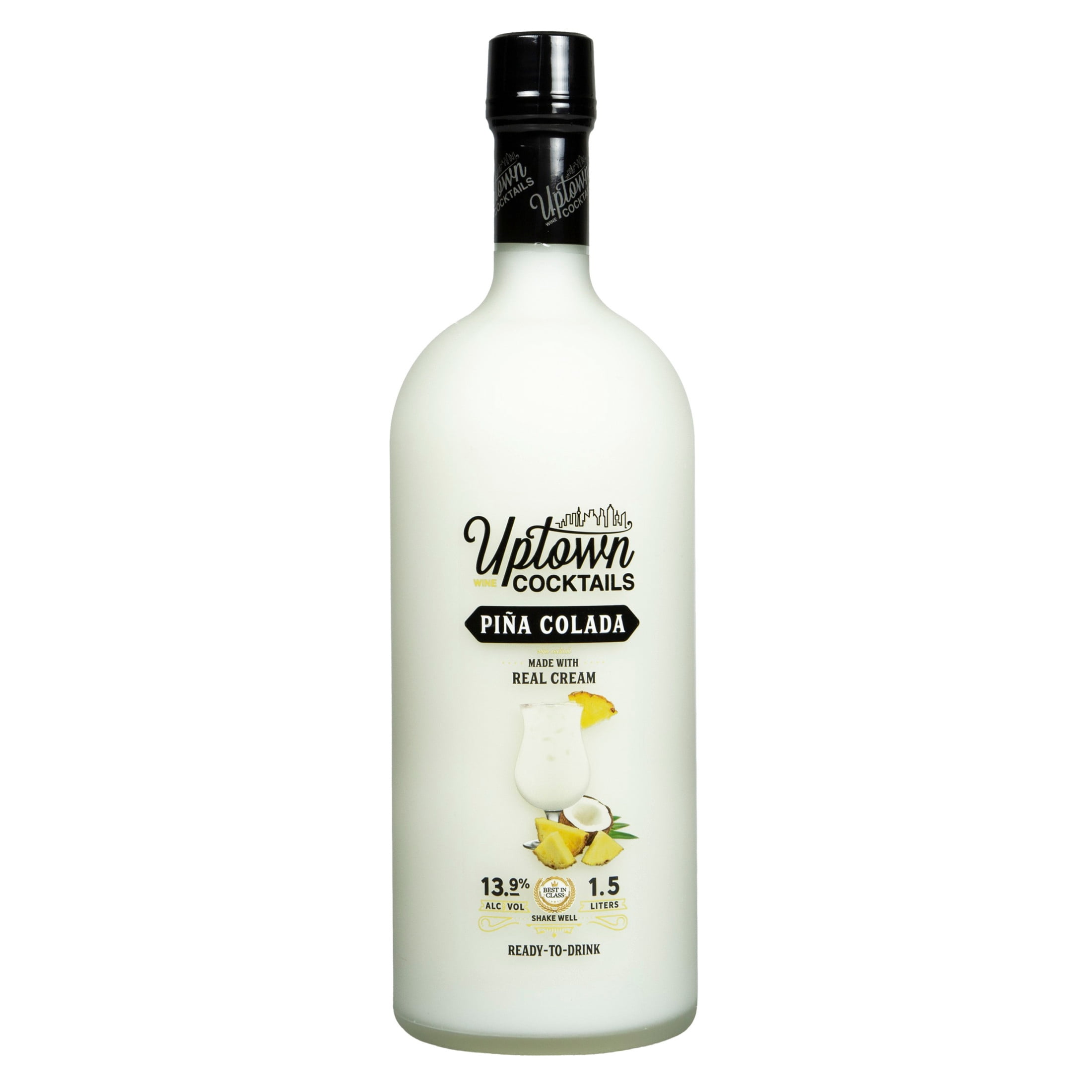 Uptown Cocktails Piña Colada, 1.5 L Bottle, ABV 13.9% - Walmart.com