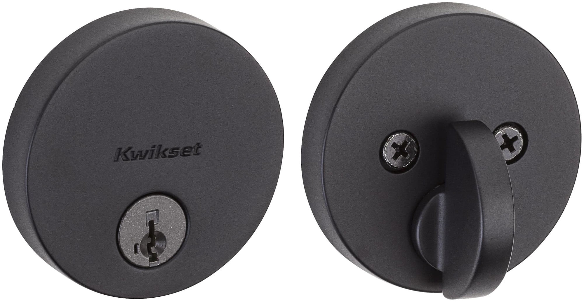 Uptown Single Cylinder Round Deadbolt - 258 Series with Smartkey ...