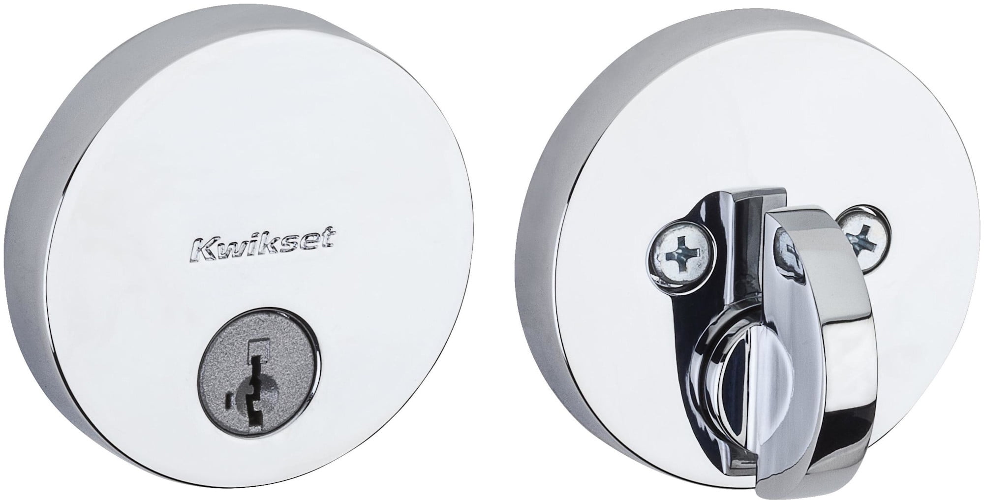 Uptown Single Cylinder Round Deadbolt - 258 Series with Smartkey ...