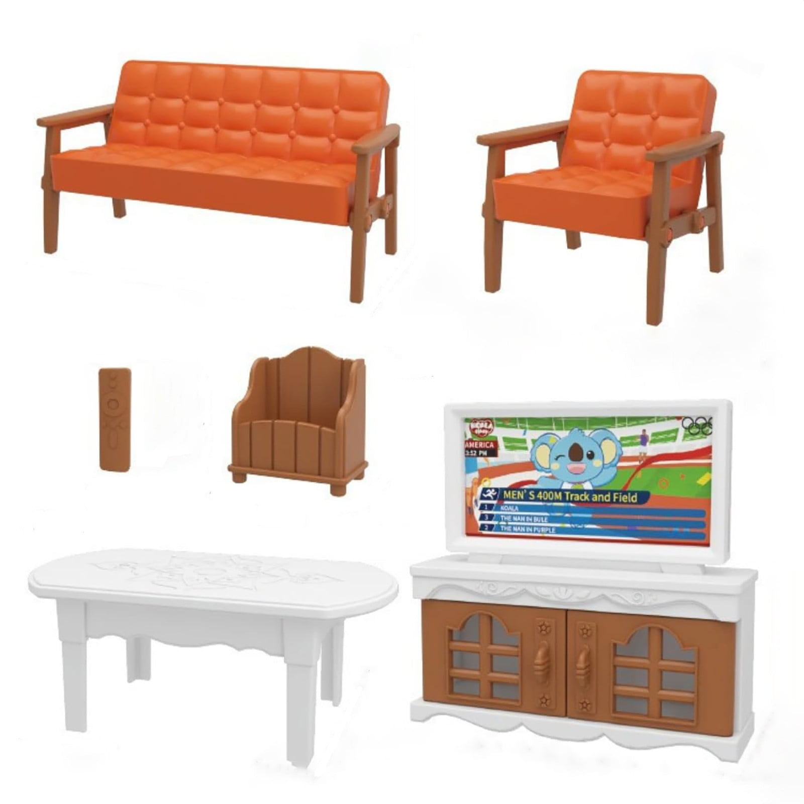 Uqiangy Dollhouse Furniture Accessories Set, Mini House Furniture,Small ...