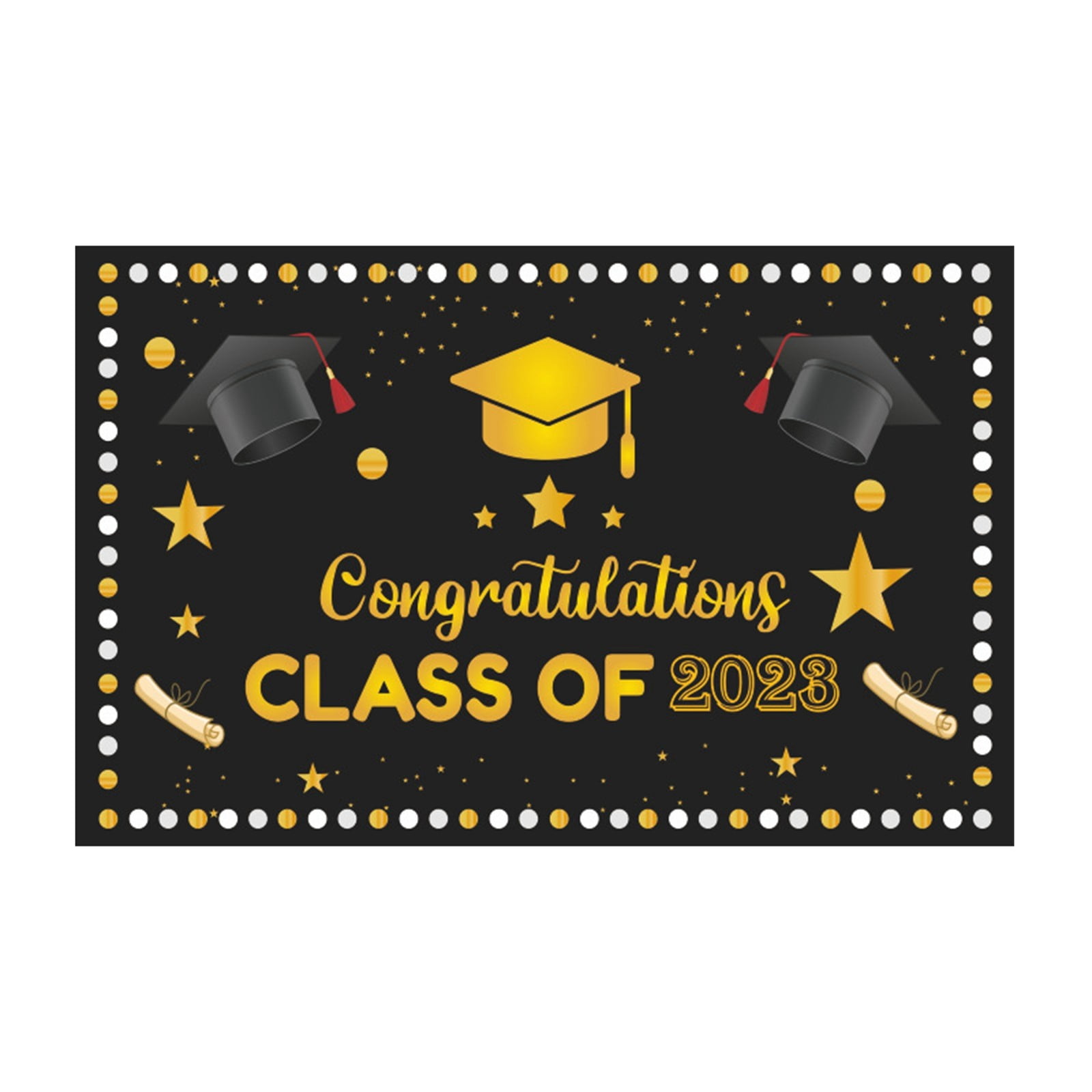 Uqiangy Graduation Season Banner Background Cloth Graduation Banner ...