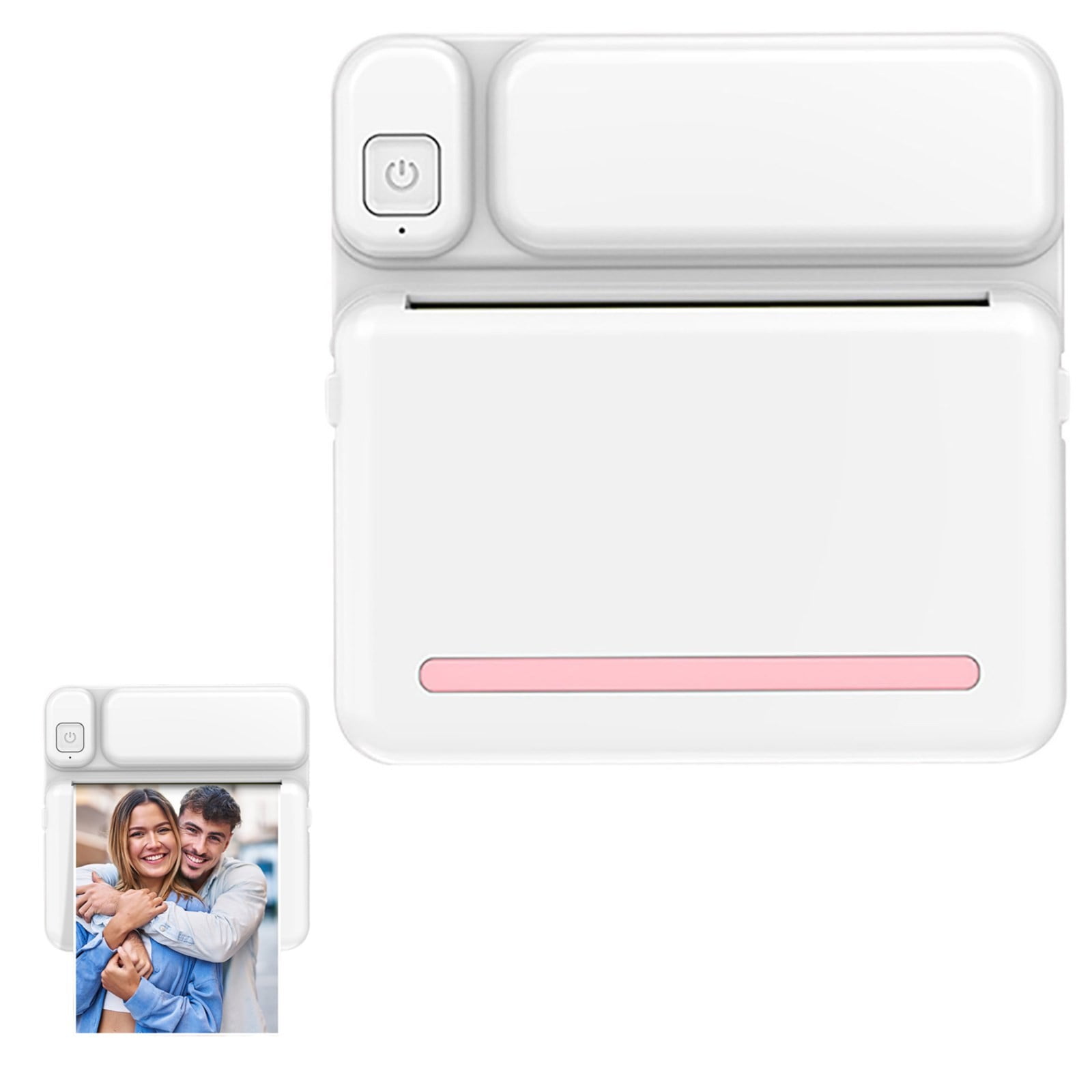 Uqiangy Mini Portable Printer, Bluetooth Sticker Printer Machine ...