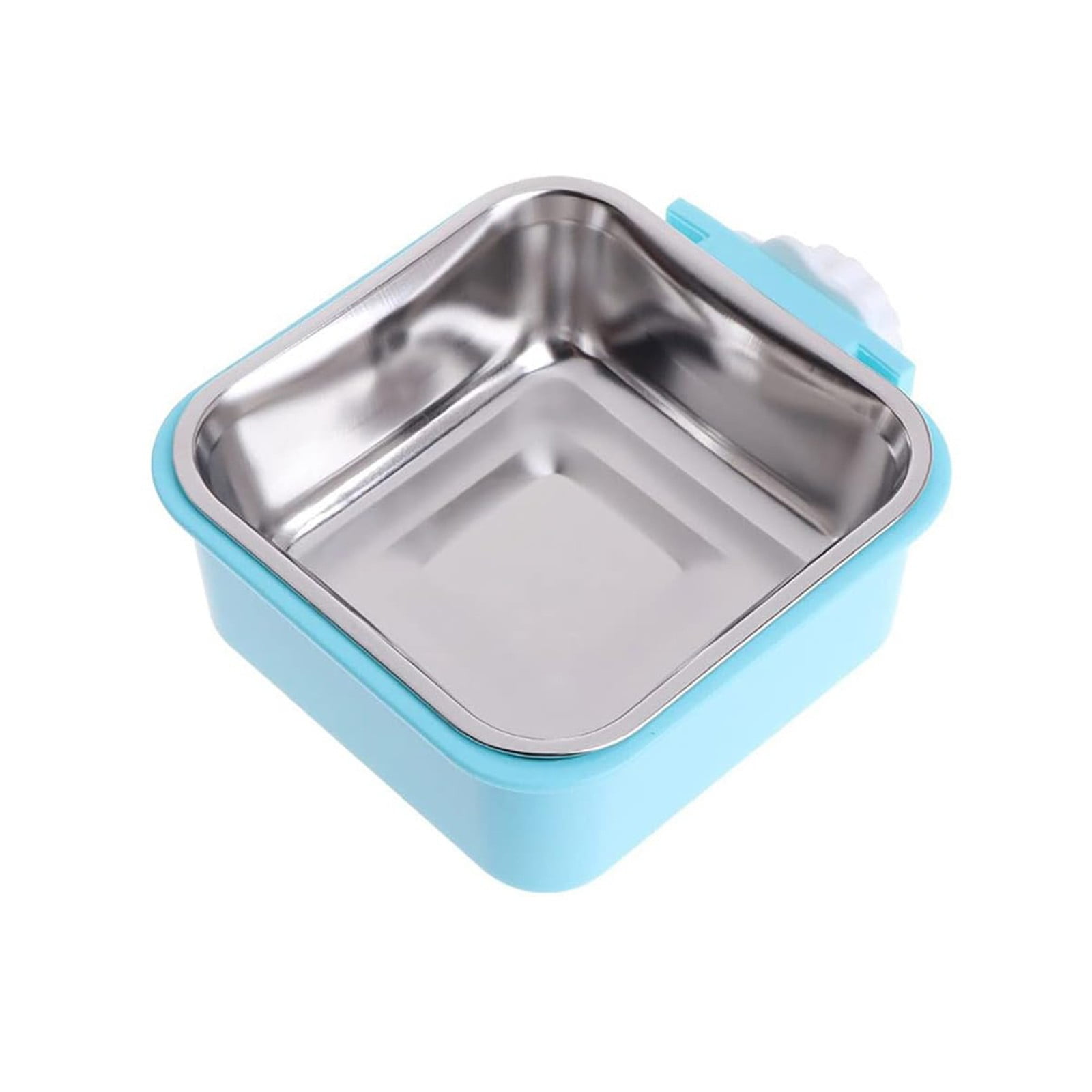 Uqiangy Pet Bowls Love Dream Crate Dog Cat Bowls Removable Stainless ...