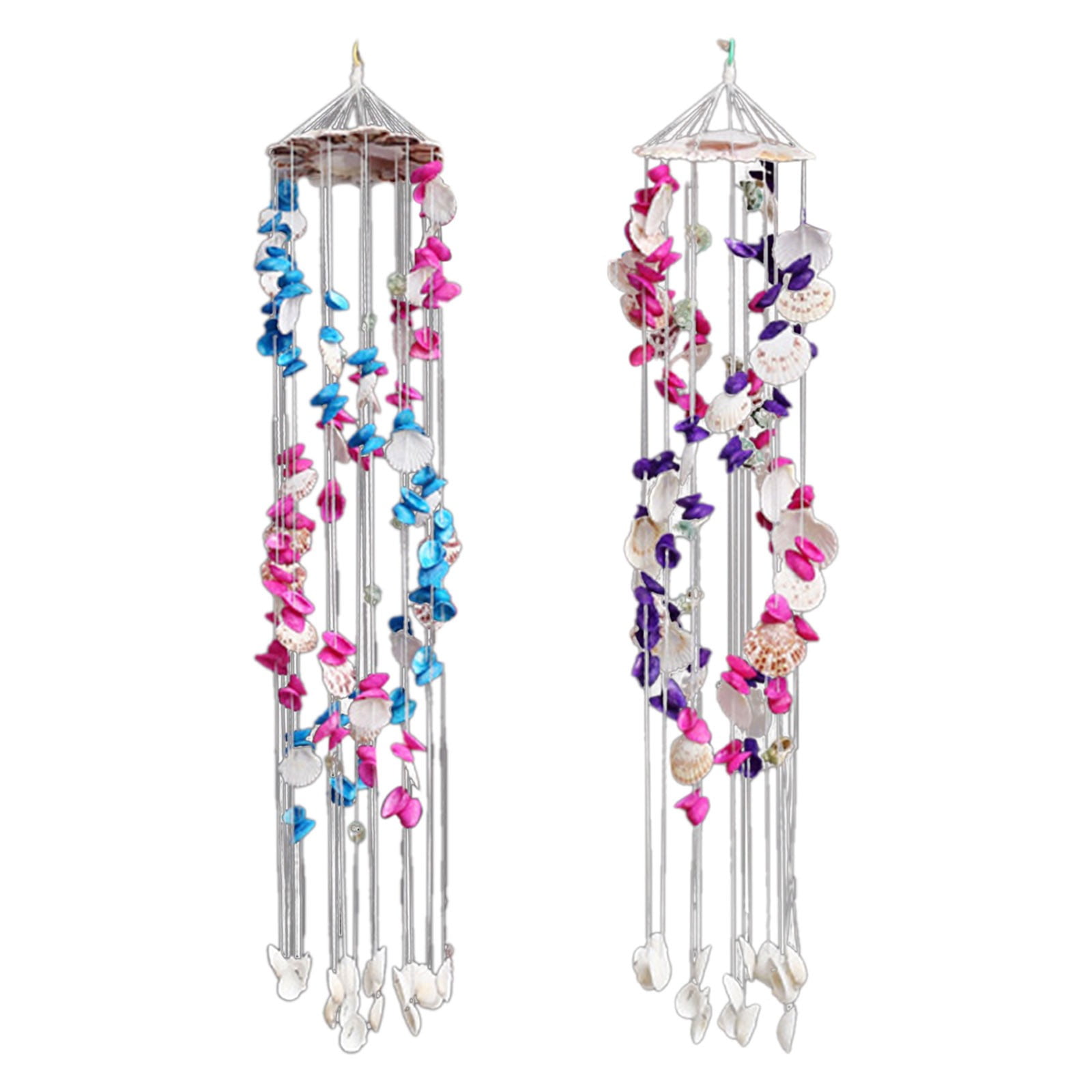 Uqiangy Seashell Wind Chimes Multi Color Wind Chimes, Wind Chime ...
