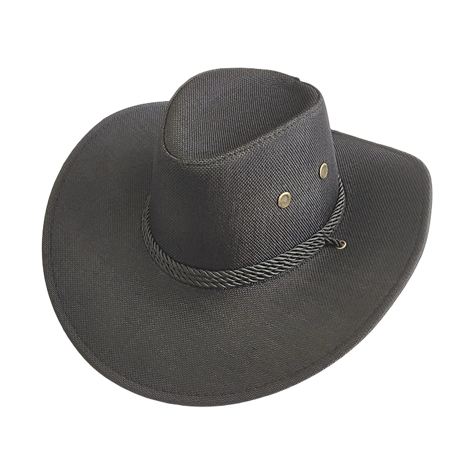 Uqiangy Straw Hat Mens Cowboy Hat Western Hats for Women Sombrero ...
