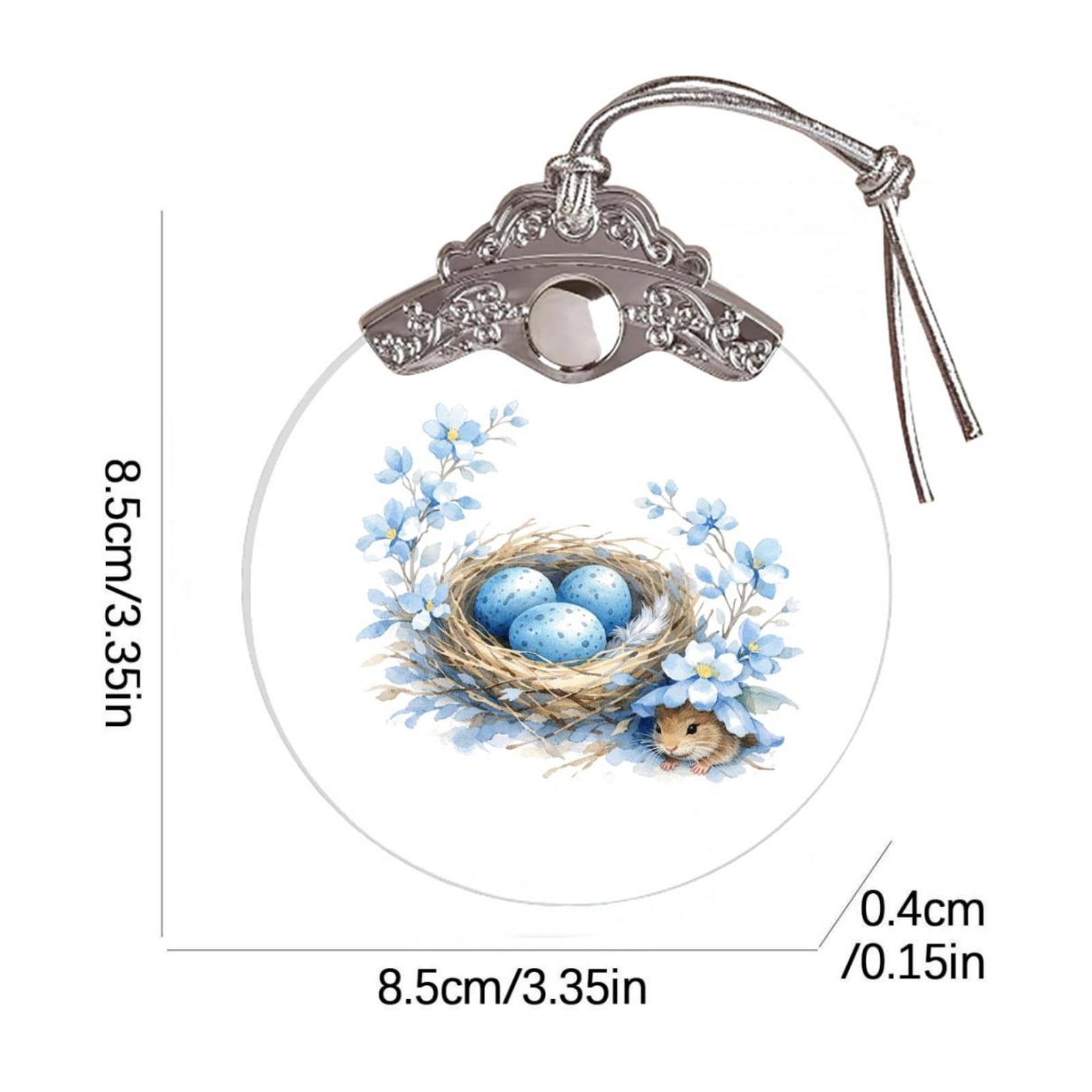 Uranda Easter Hanging Decoration for Tree Wreath Window Door 2D Flat ...