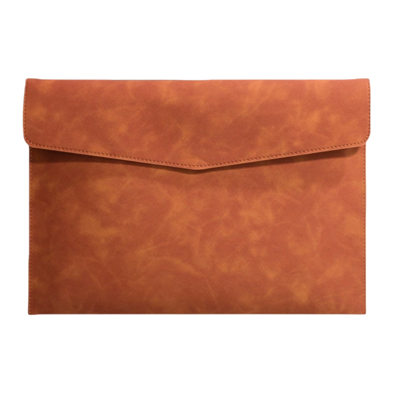 Uranda PU Leather Envelope Document Folder, A4 File Bag, Waterproof ...