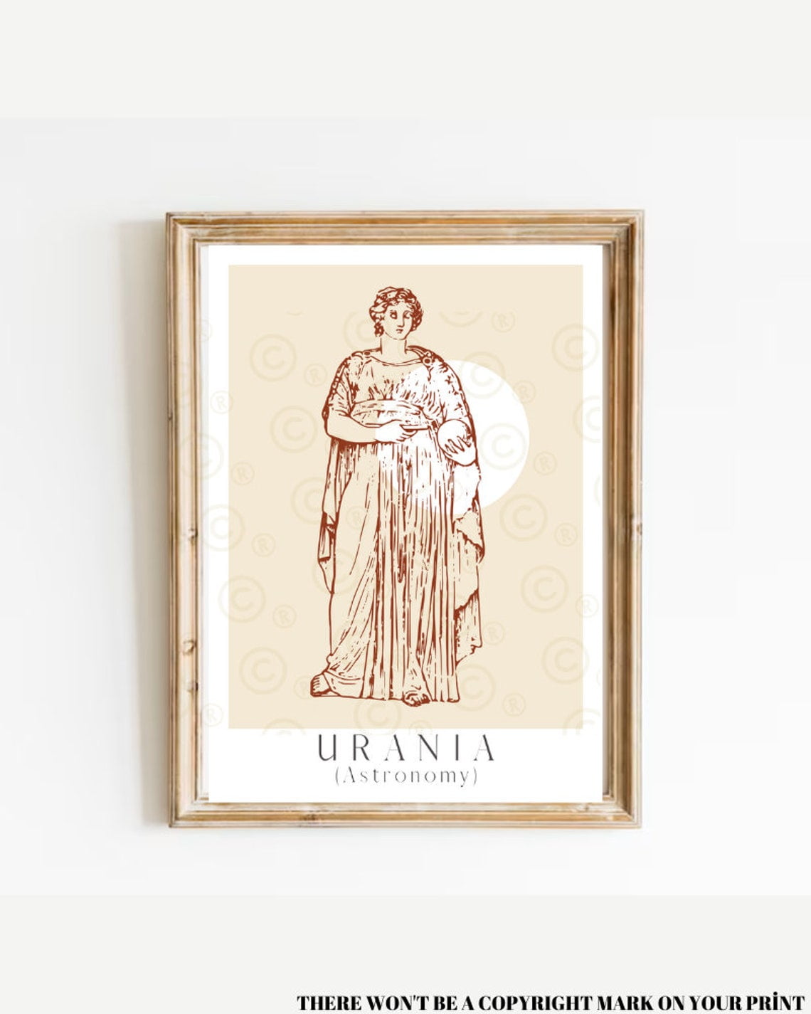 Urania, Astronomy Gift, The Nine Muses Print, Greek Mythology Art ...