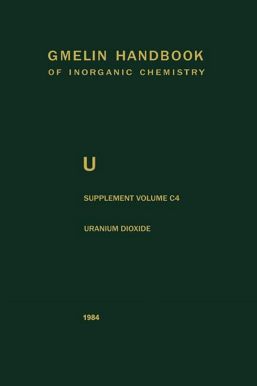 Uranium Dioxide, Uo2, Preparation and Crystallographic Properties ...