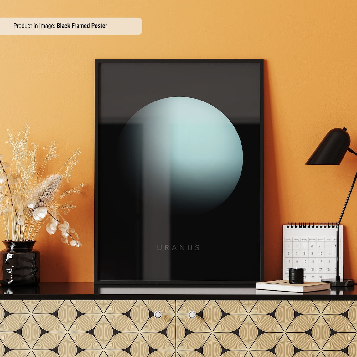 Uranus Poster Space Posters Space Wall Art Space Prints Space Decor ...
