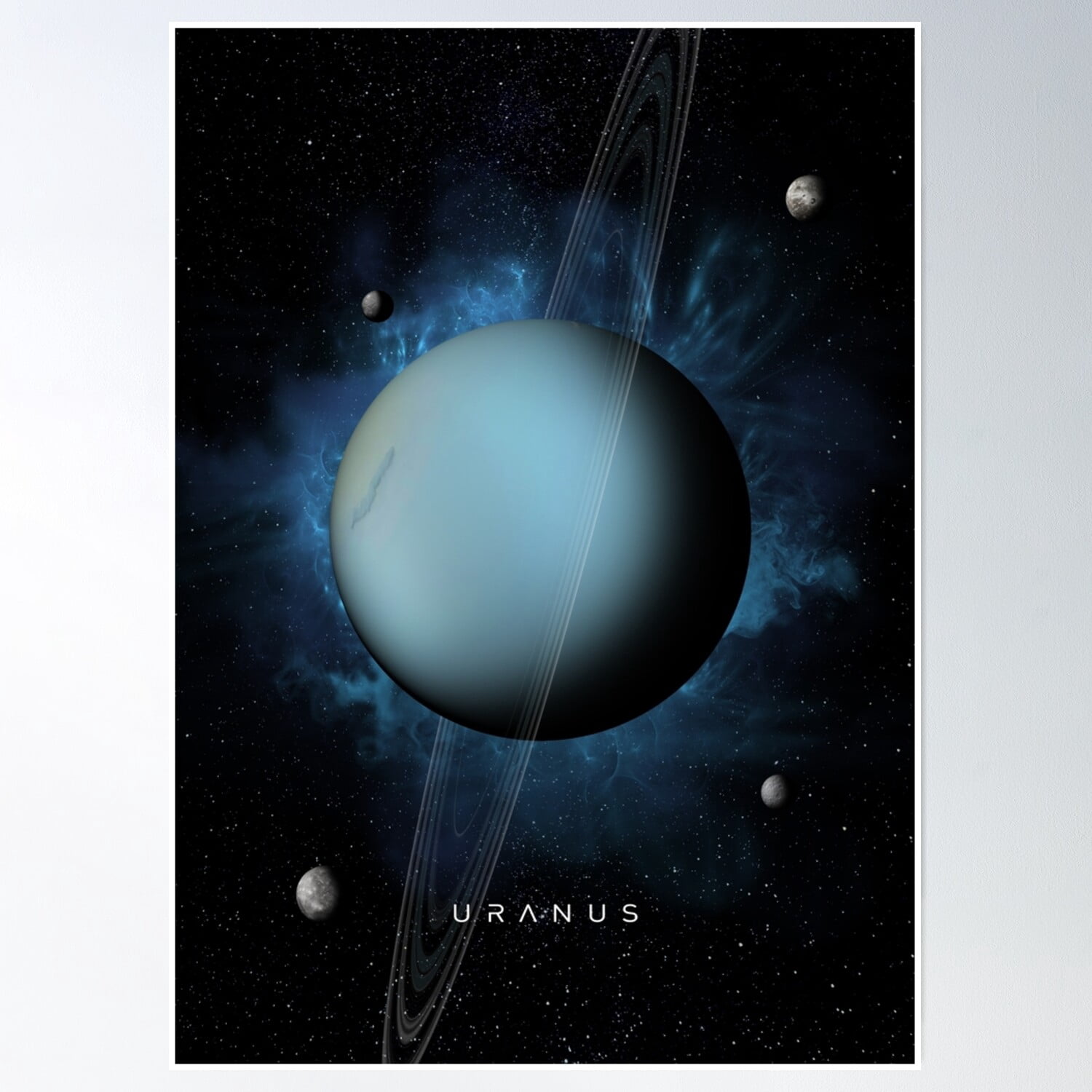 Uranus Poster Wall Art, Modern Wall Decor, 24x36 UNFRAMED - Walmart.com