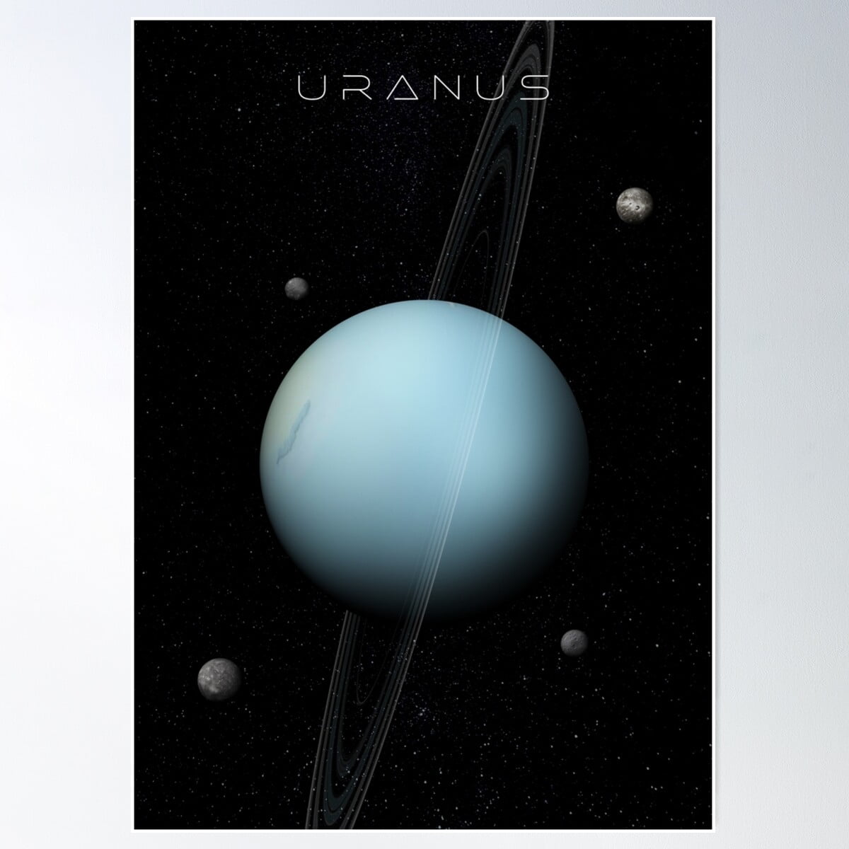 Uranus Poster Wall Art, Modern Wall Decor For Living Room Bedroom ...