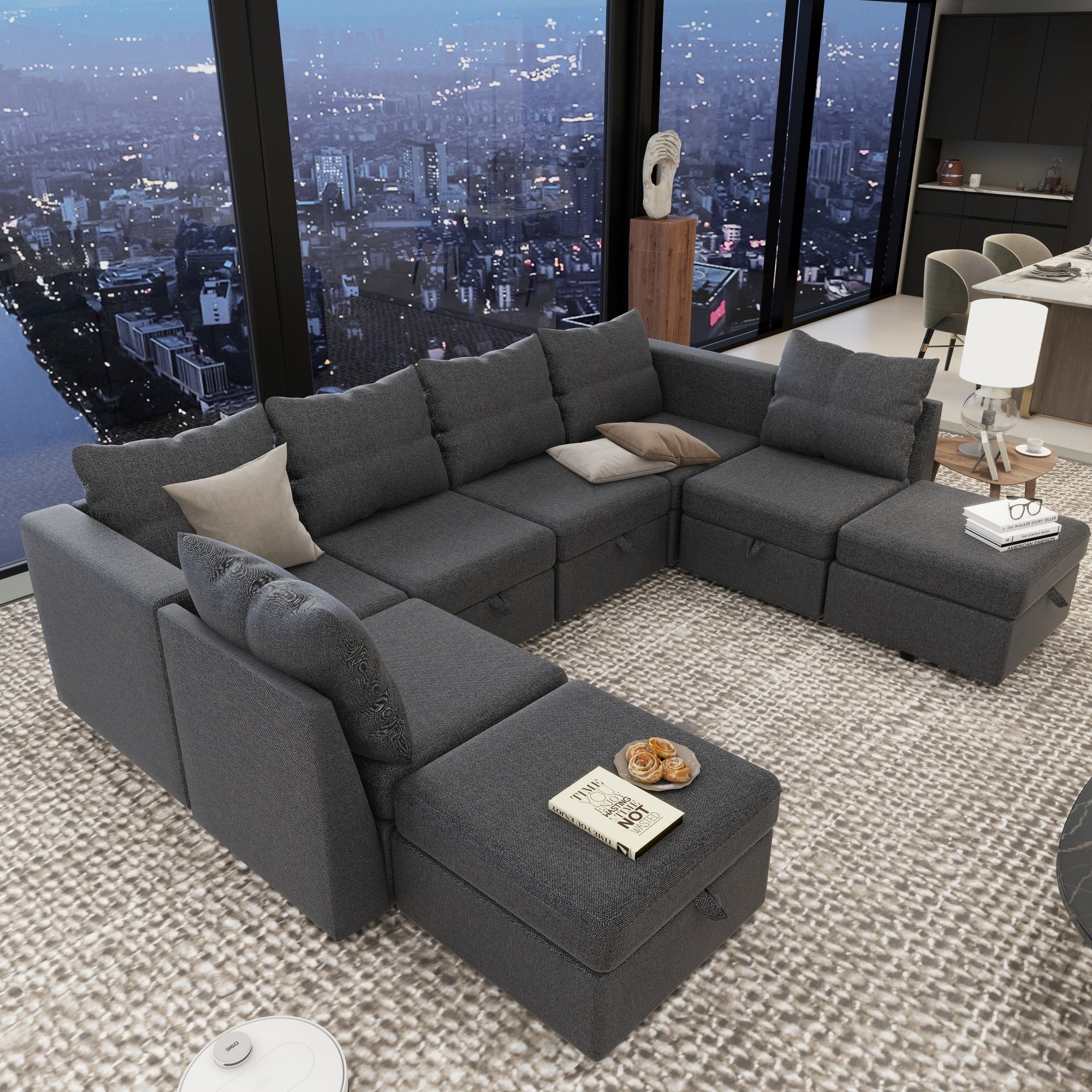 WRR Modular Sectional Sofa Sectionals Comfy Sofa Sectional Couch for ...
