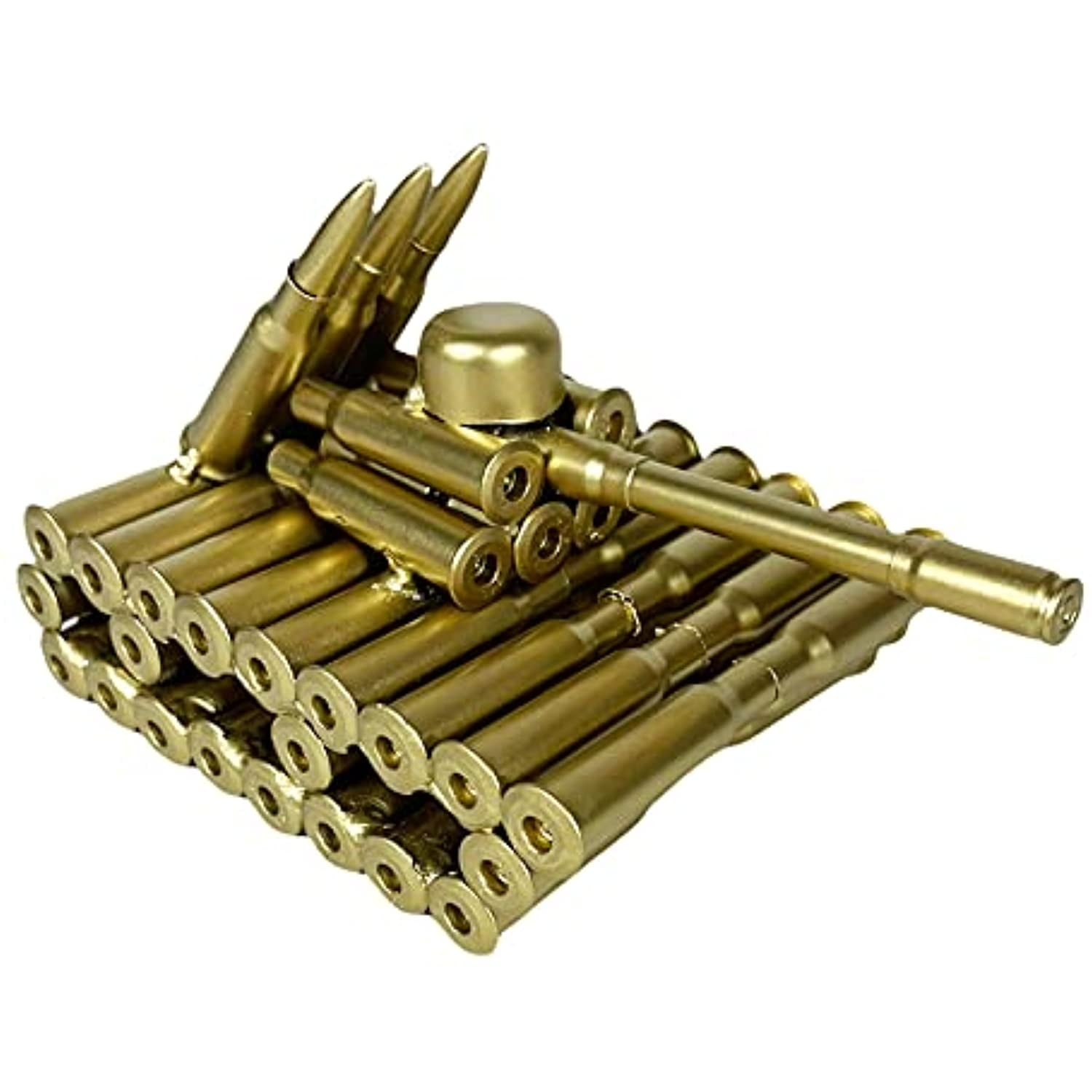 Urbalabs Bullet Shell Metal Army Tank Model Bullet Shell Casing Shaped ...