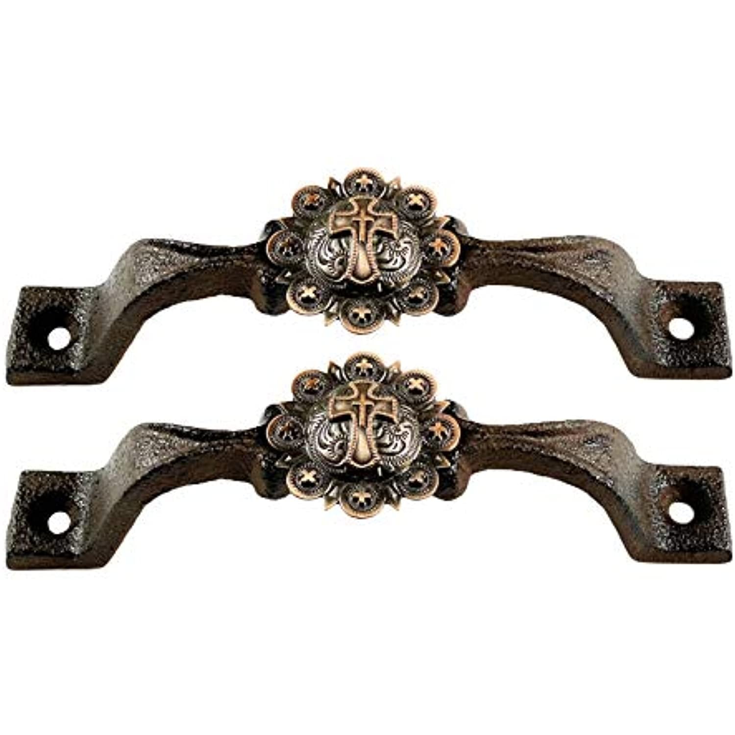 Urbalabs Cast Iron Kitchen Cabinet Handles and Drawer Pulls Western ...