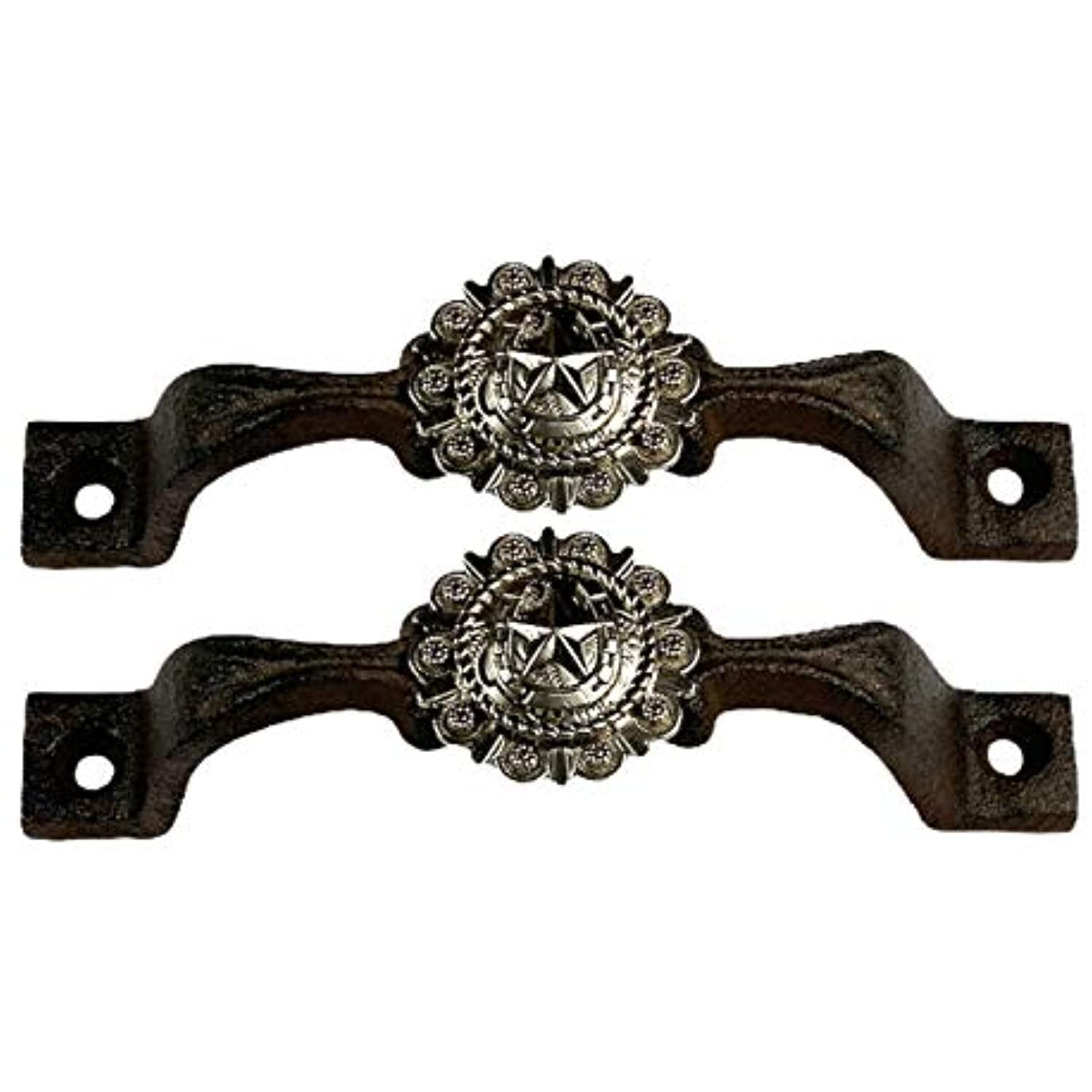 Urbalabs Cast Iron Kitchen Cabinet Handles and Drawer Pulls Western ...