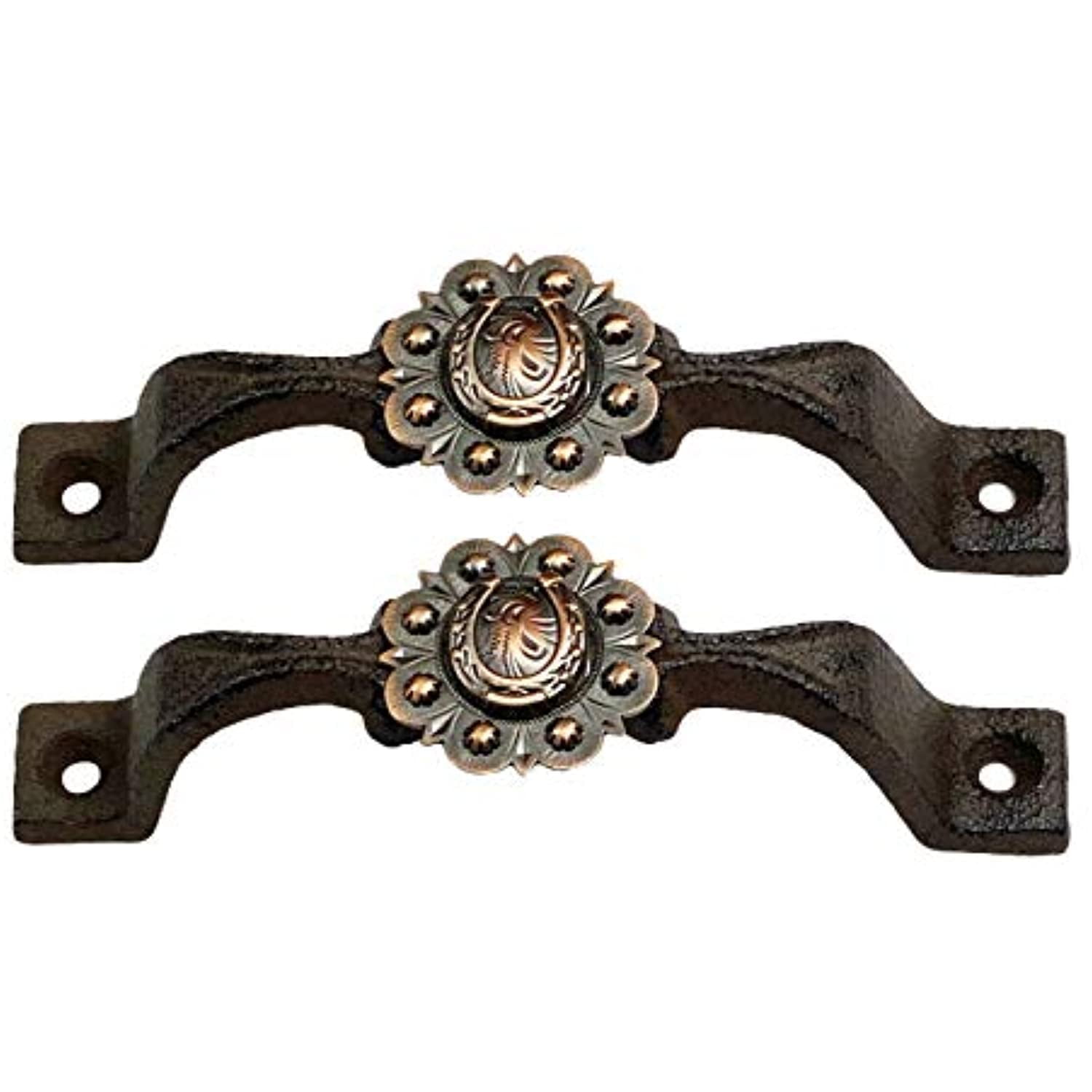 Urbalabs Cast Iron Kitchen Cabinet Handles and Drawer Pulls Western ...