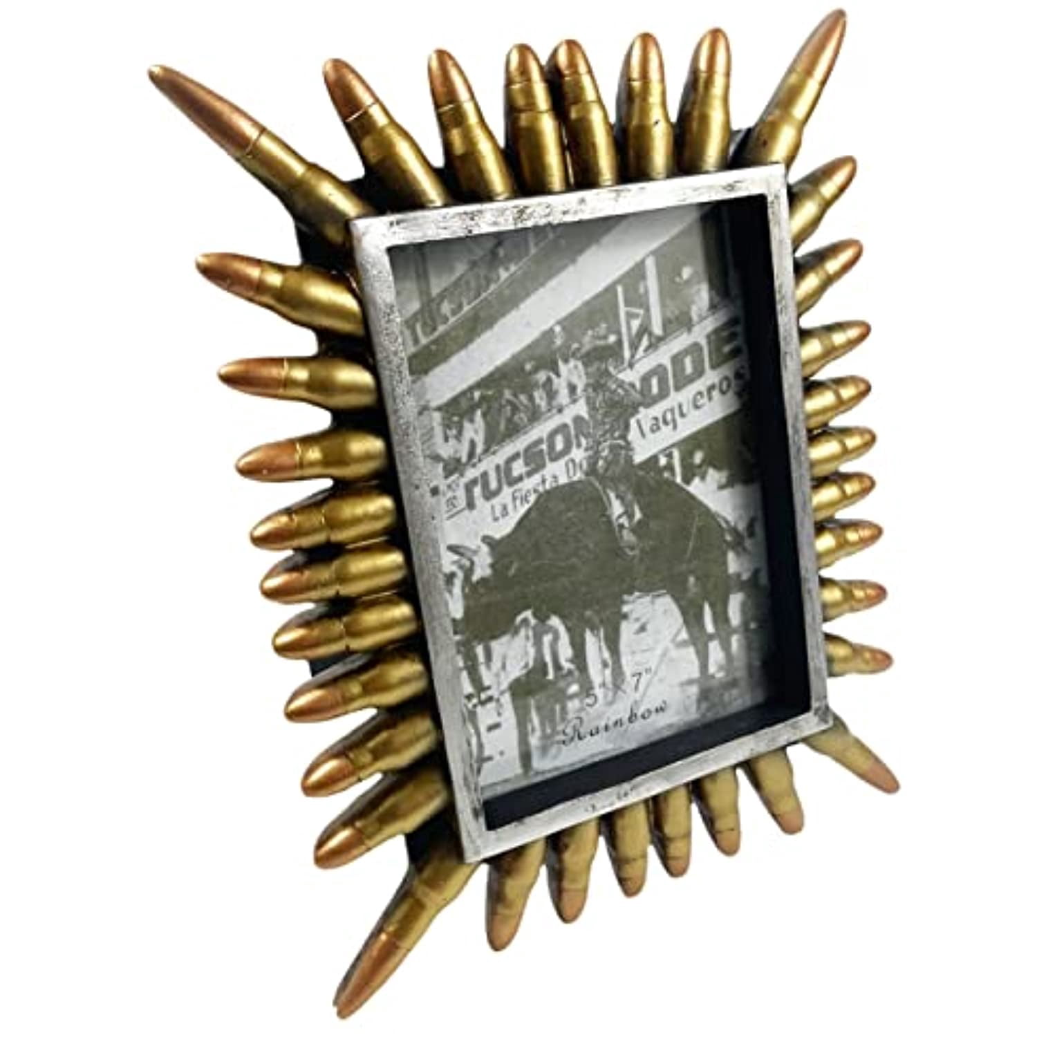 Urbalabs Cowboy Western Bullet Gun Picture Frame, Rustic Farmhouse ...