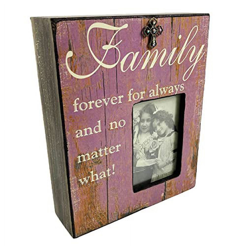 Urbalabs Family Forever Wood Picture Box Religious Picture Frame ...