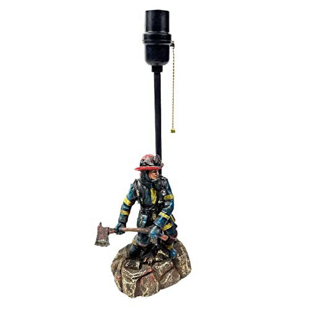 Urbalabs Firefighter Boot and Helmet Table Office Lamp Hero Desk Decor ...