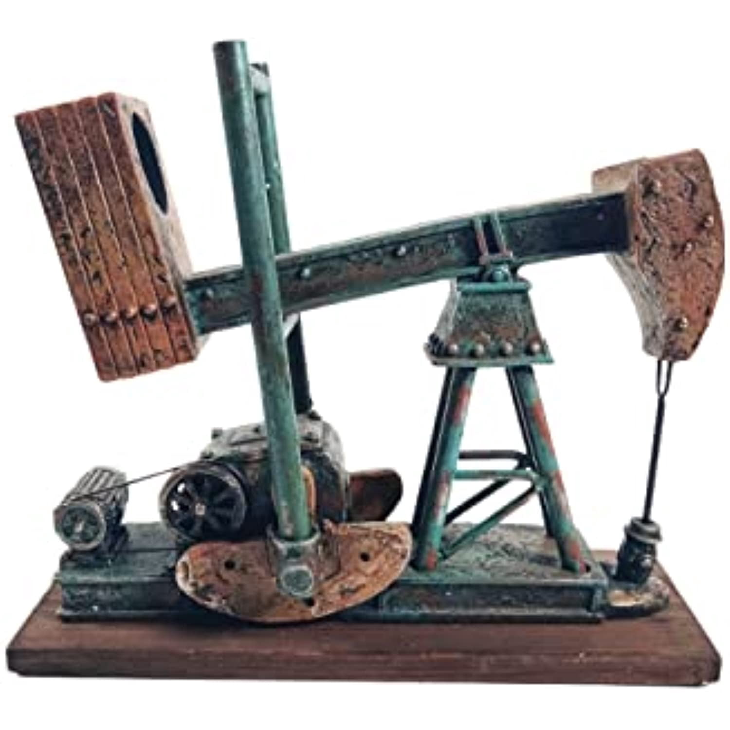 Urbalabs Oil Derricks Vintage Office Desk Statues Nodding Donkey ...