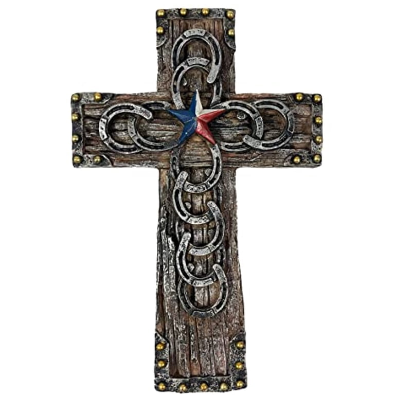 Country Home Looking Crosses Urbalabs Western 9 Inch Wall Cross God