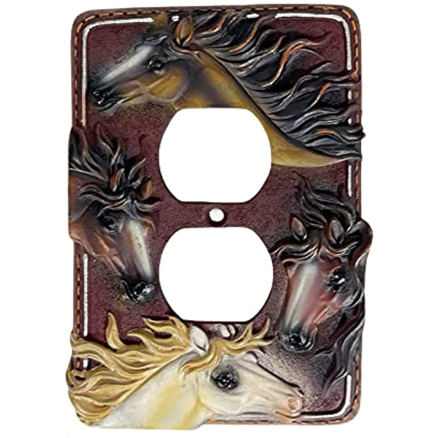 Urbalabs Western Cowboy Four Horses Rustic Horse Decorative Light ...
