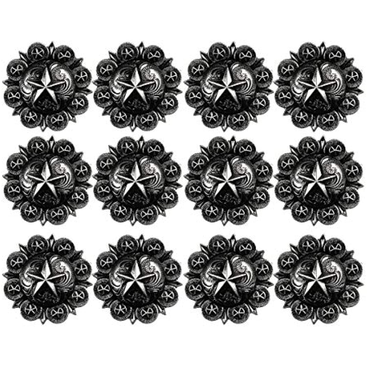 Urbalabs Western Rustic Concho Star Kitchen Cabinet Rustic Drawer Knobs ...