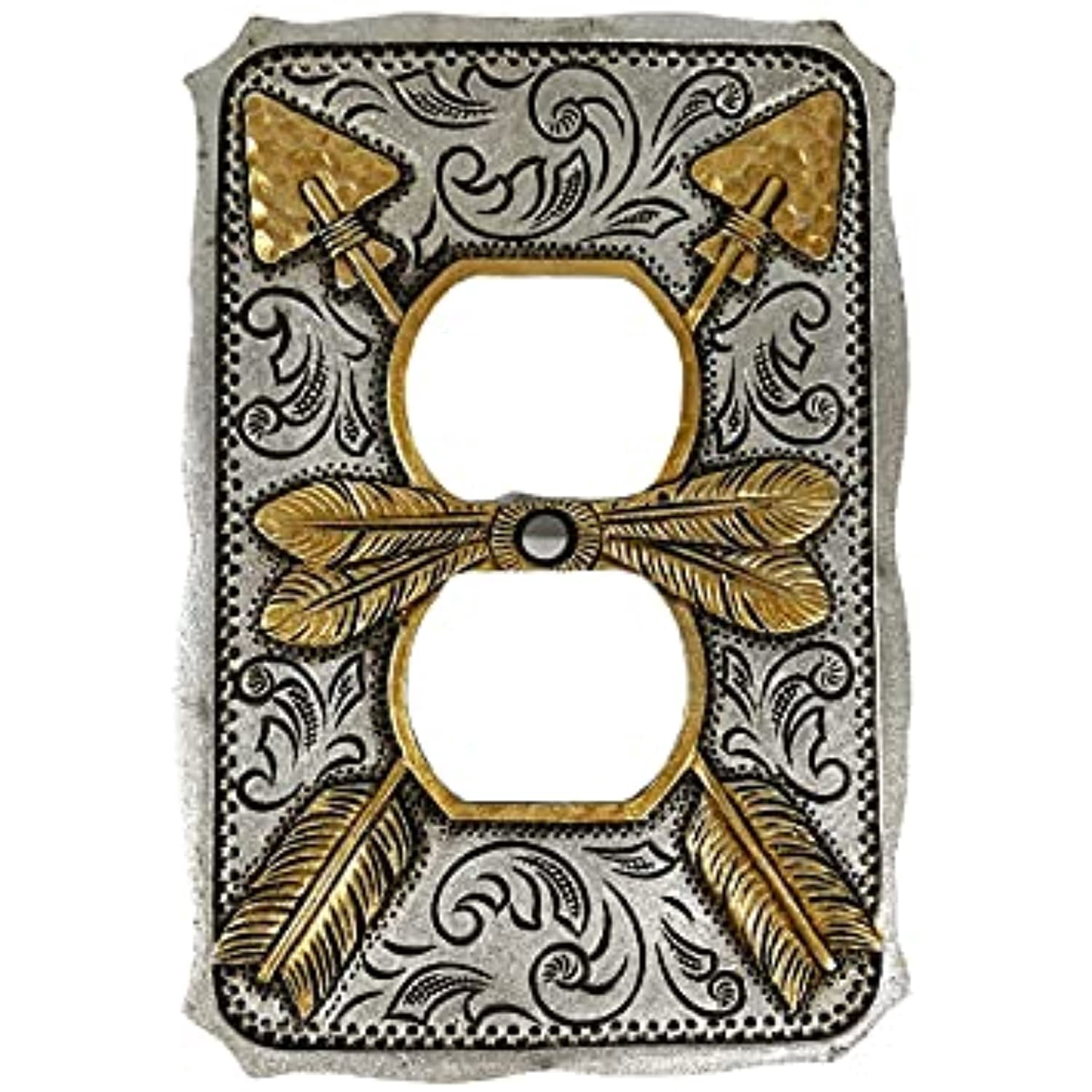 Urbalabs Western Tribal Native American Spears Gold And Silver ...