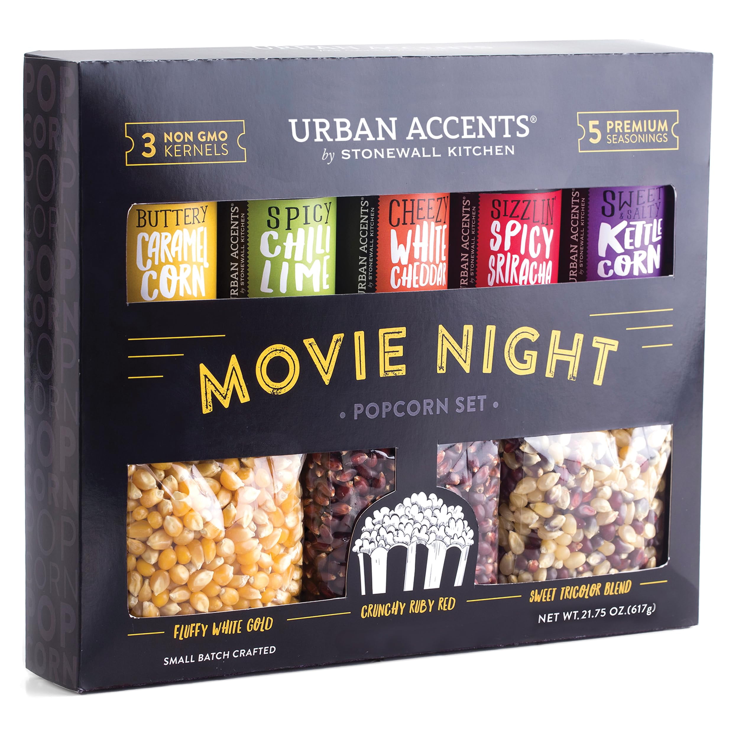 Urban Accents MOVIE NIGHT BCF26 Popcorn Kernels and Popcorn Seasoning ...