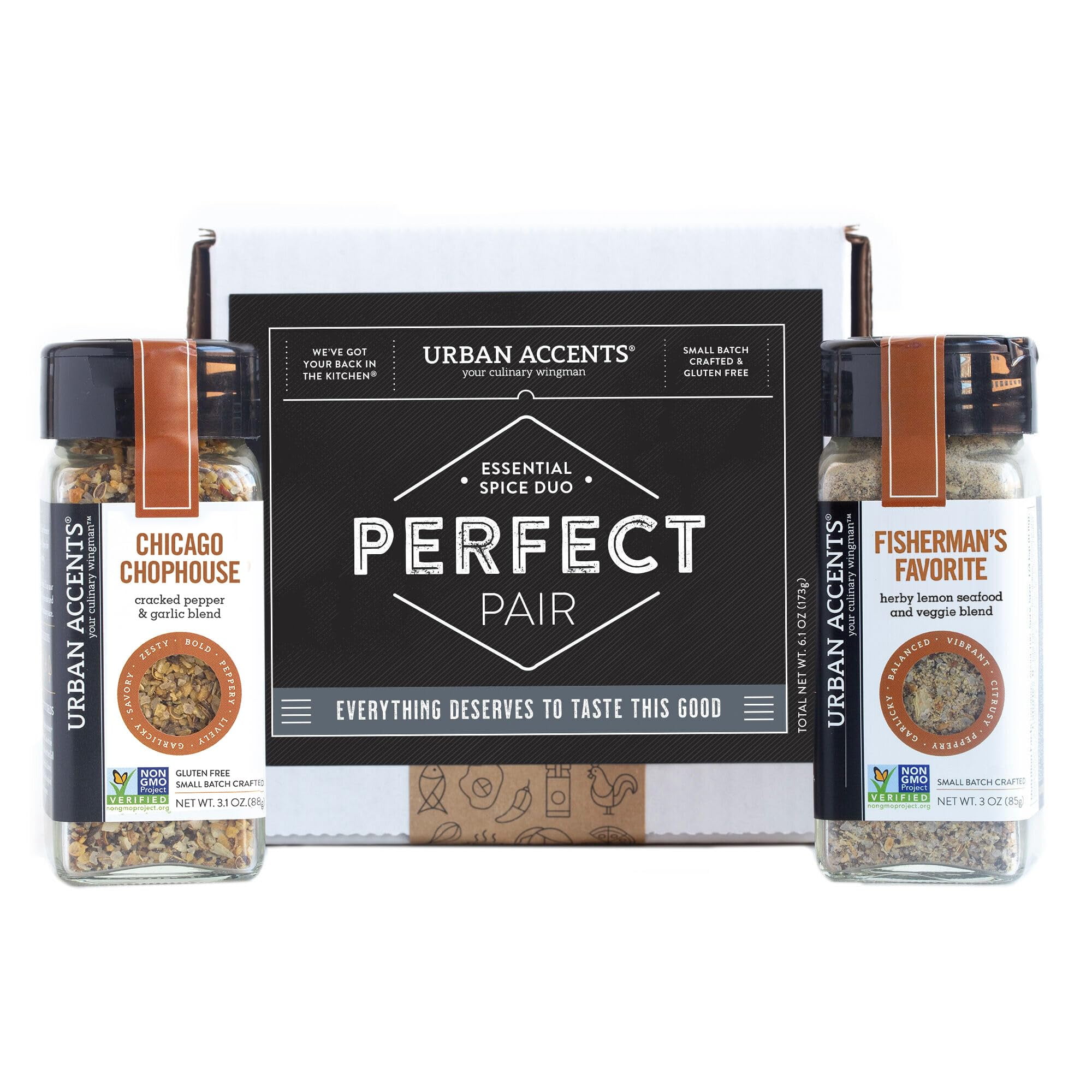 Urban Accents PERFECT PAIR, BDF32 Essential Gourmet Spices Gift Set ...