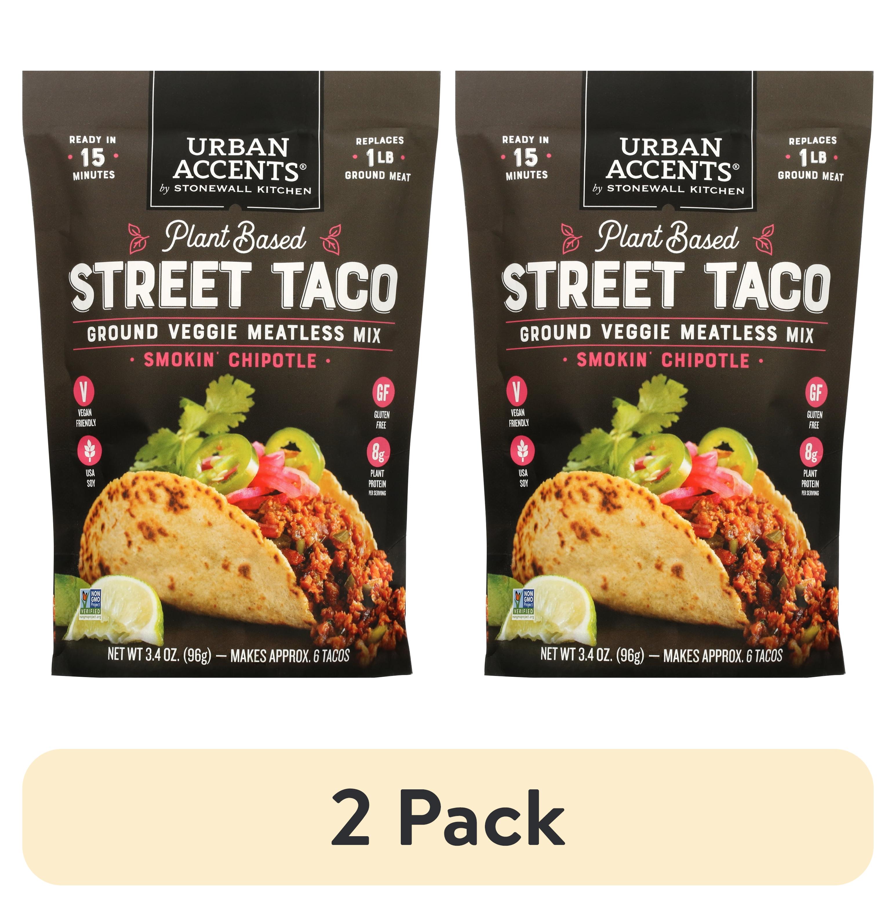 (2 pack) Urban Accents - Street Taco Meatless Mix Smokin Chipotle, 3 ...