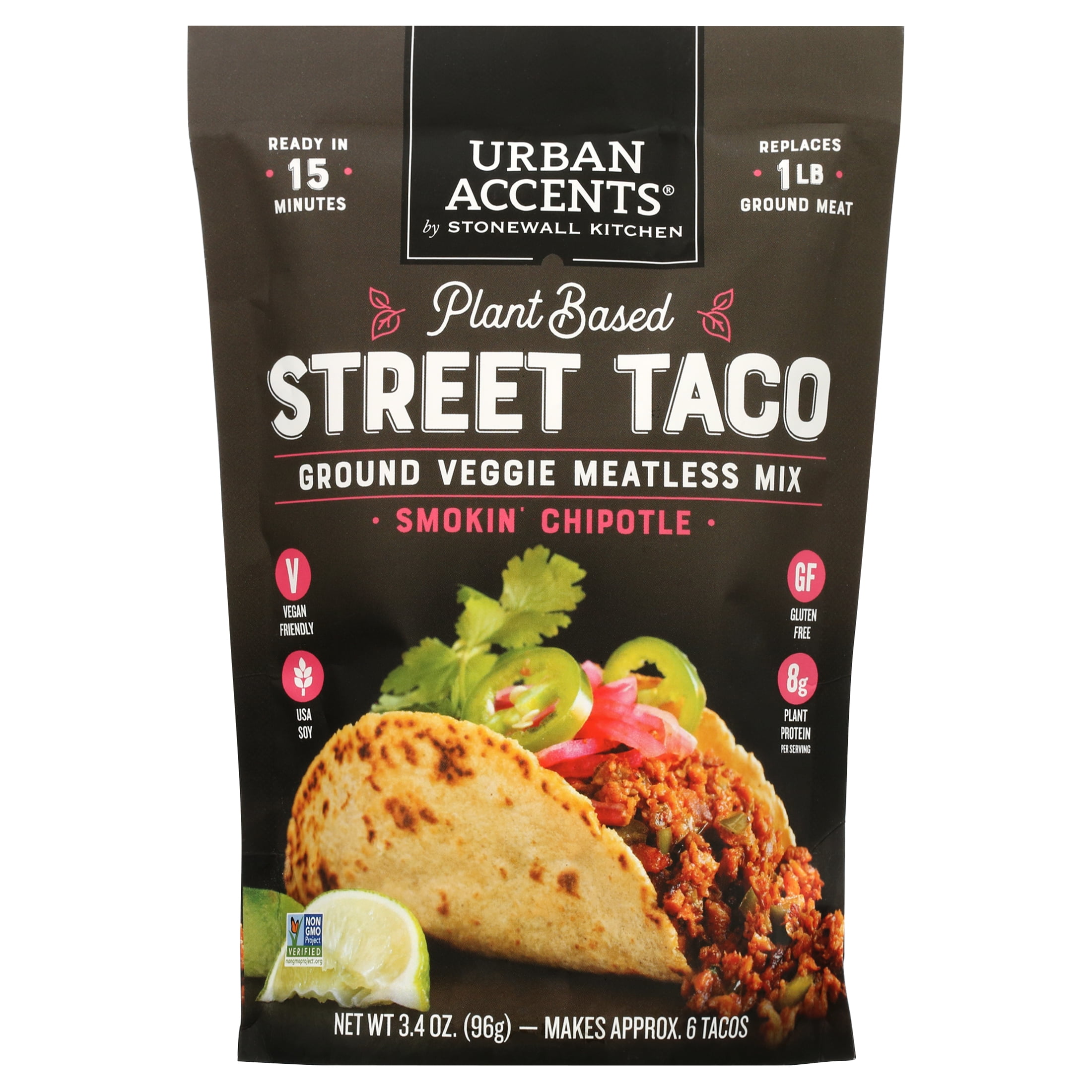 Urban Accents Ua Plant Based Taco Meatless Mix - Walmart.com