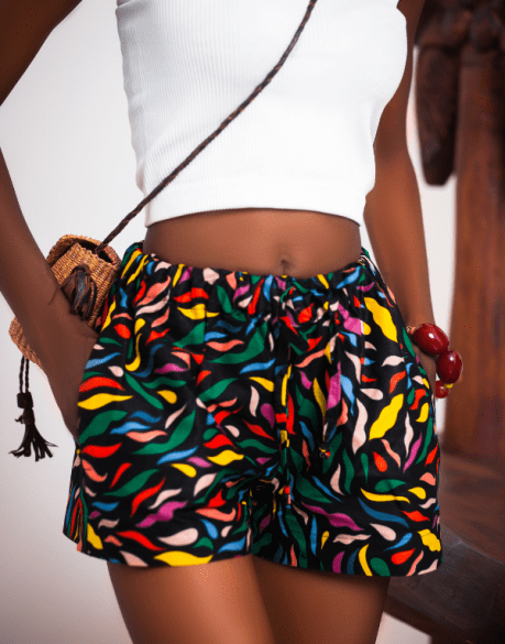 Urban Afrique African Women Savannah Shorts (Ankara) - Walmart.com