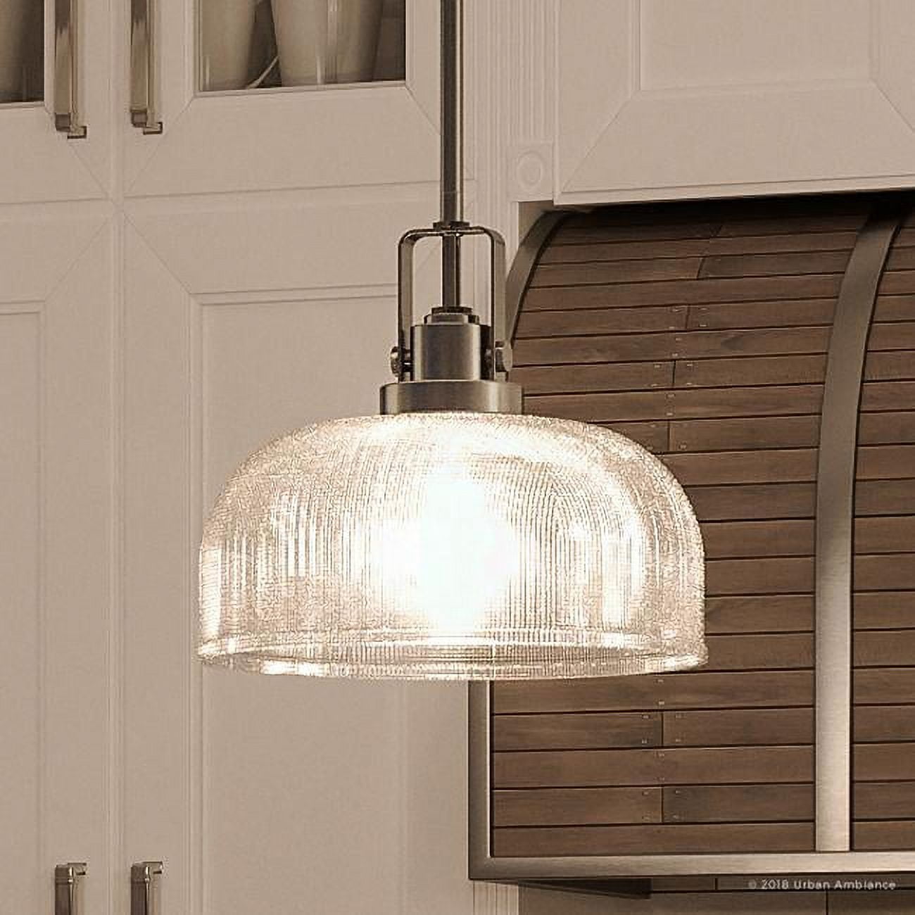 Urban Ambiance Luxury Farmhouse Pendant, Size: 9-1/4"H x 10-1/2"W, with ...