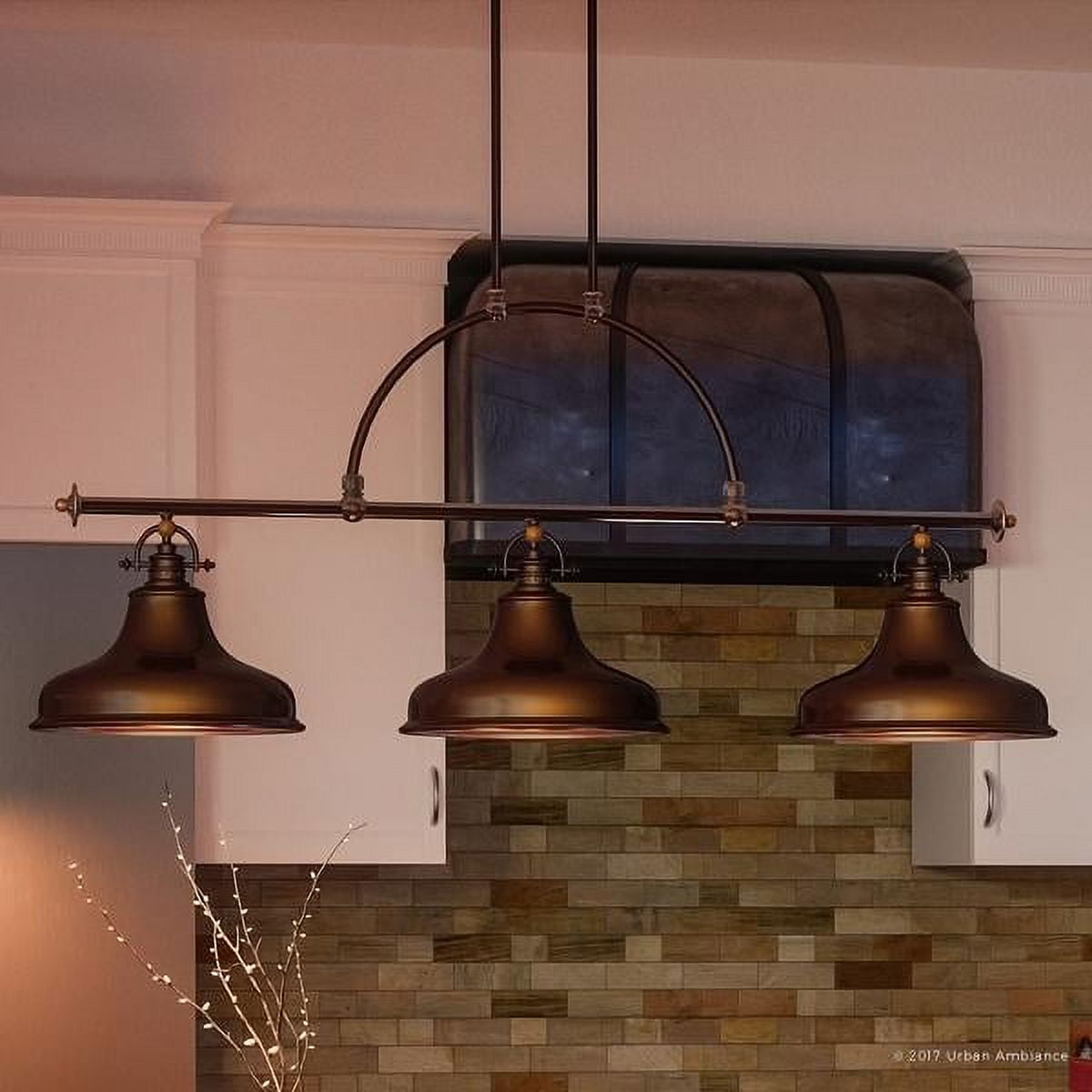 Urban Ambiance Luxury Industrial Chandelier, Large Size: 23.5"H x 52.5 ...