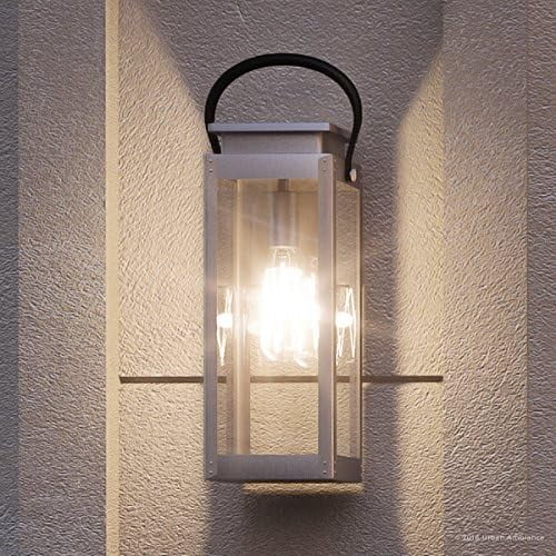 Urban Ambiance Luxury Modern Farmhouse Outdoor Wall Light, Medium Size ...