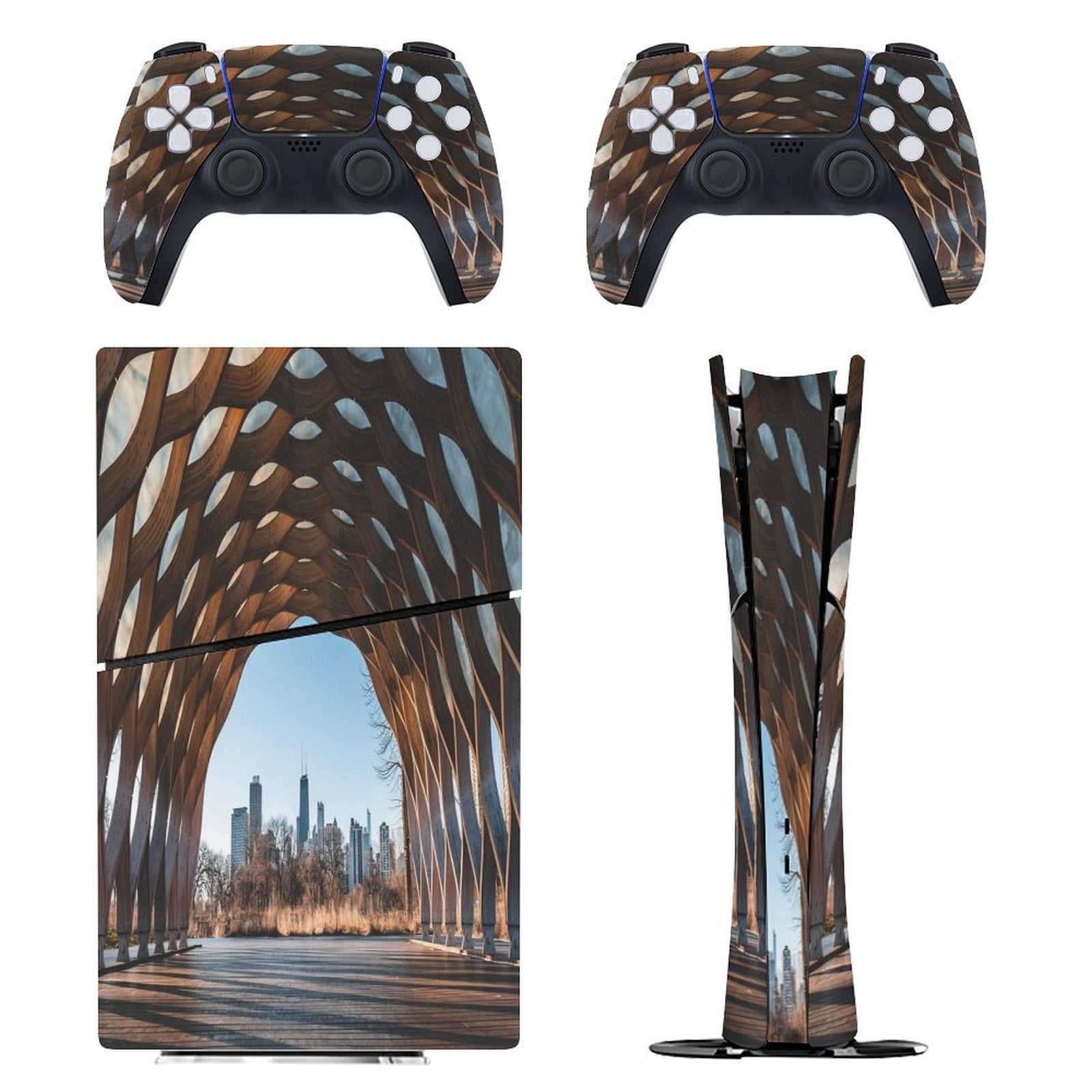 Urban Arched Building PS5/PS5 Slim Digital Disc Skin Sticker For ...