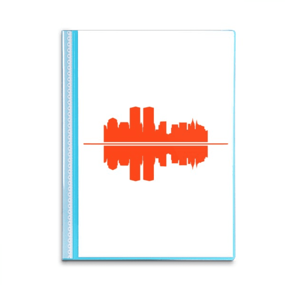 Urban Architectural Signs Symbolize Reflected Landscape Book Sheet ...