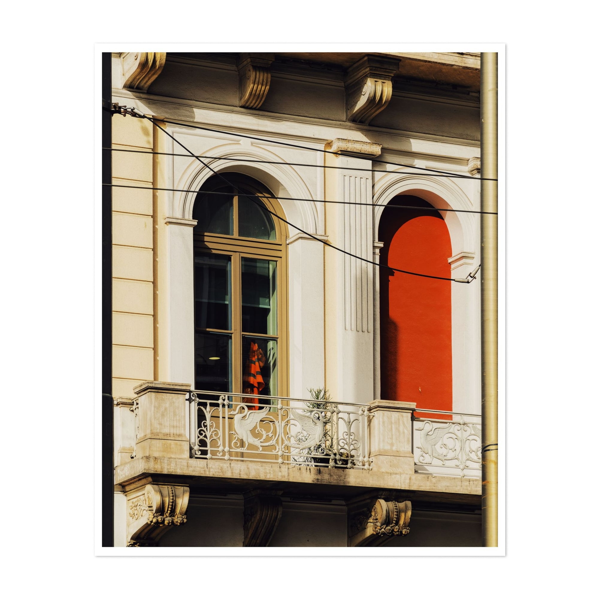 Urban Balcony Accent - Athens Greece Photography Architecture Cityscape ...