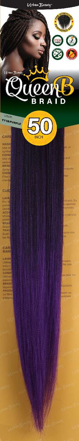 Urban Beauty QUEEN B - BRAIDING HAIR 50" - Walmart.com