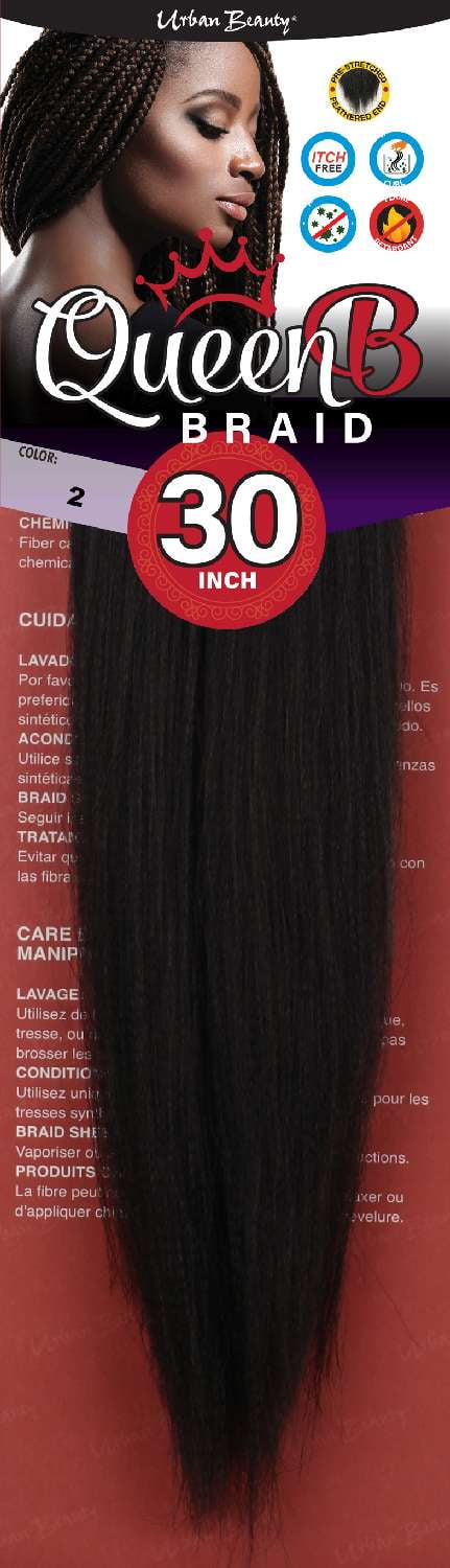 Urban Beauty Queen B Braid Synthetic 30 Inch Color 2 - Walmart.com