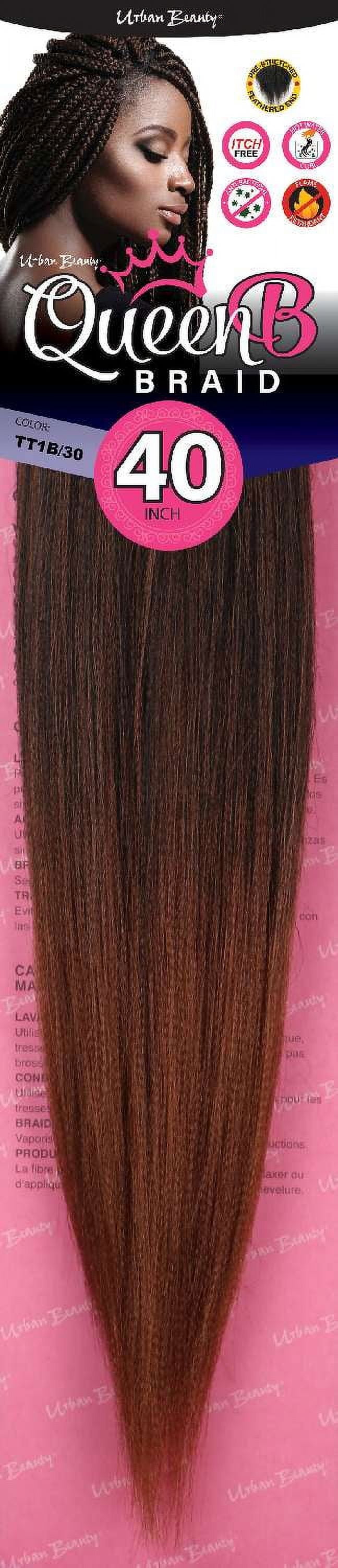 Urban Beauty Queen B Braid Synthetic 40 Inch Color TT1B/30 - Walmart.com
