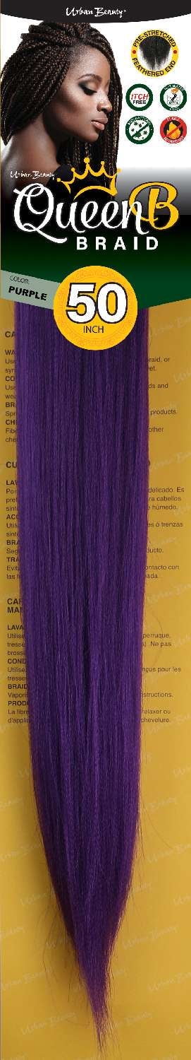Urban Beauty- Queen B Braiding Hair 50" - Walmart.com