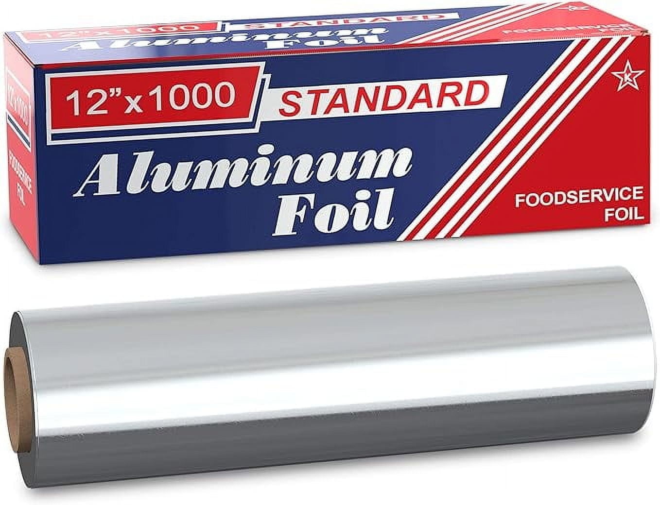 Urban Box Co Aluminum Foil Rolls, 12" x 1000' inches, Commercial-Grade ...