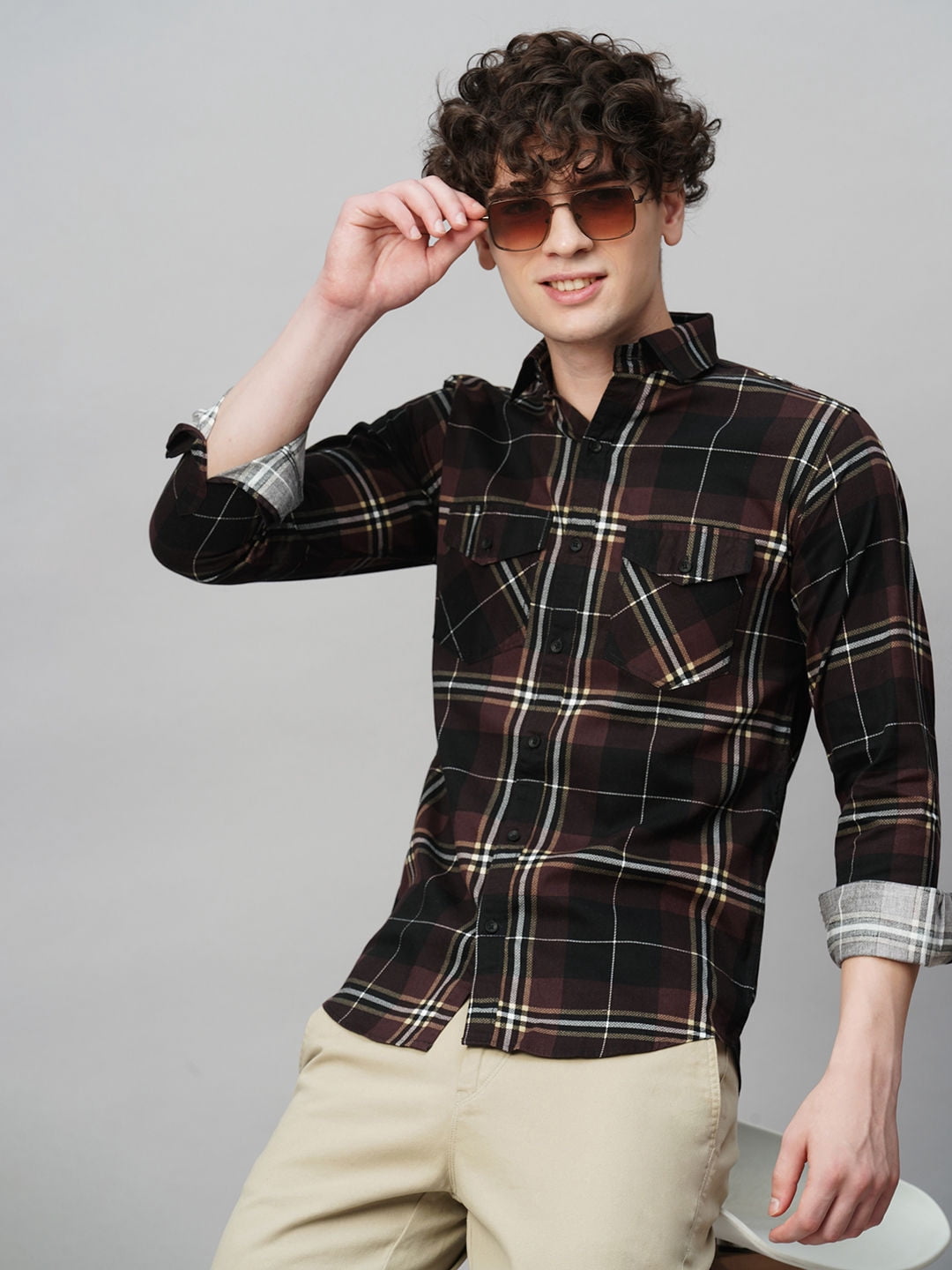 Urban Checked Shirts for Men - Walmart.com